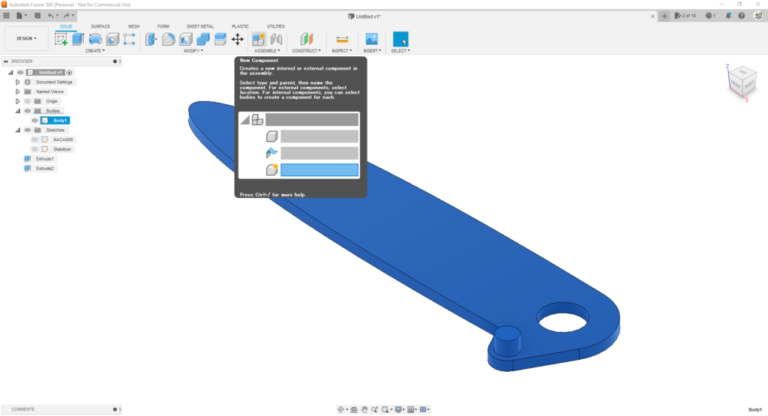 【Fusion360】バランスタブのリンク機構をモデリングする | mtk_birdman's blog