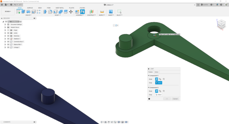 【Fusion360】バランスタブのリンク機構をモデリングする | mtk_birdman's blog