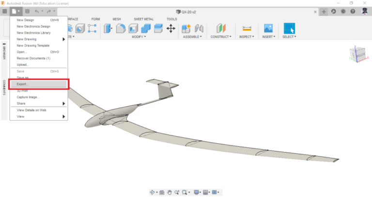 【OpenFOAM v2006】航空機の3次元解析 | mtk_birdman's blog