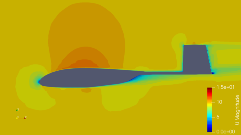 【OpenFOAM v2006】航空機の3次元解析 | mtk_birdman's blog