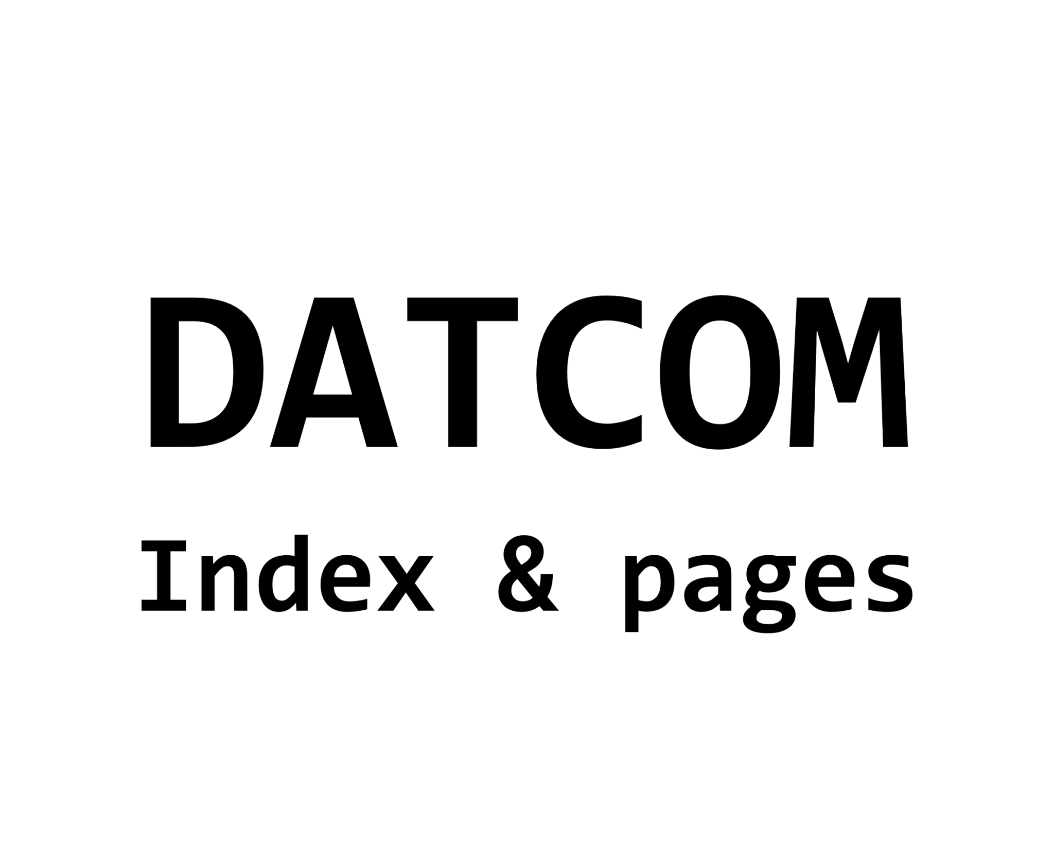 DATCOMの目次とページ数一覧 | mtk_birdman's blog
