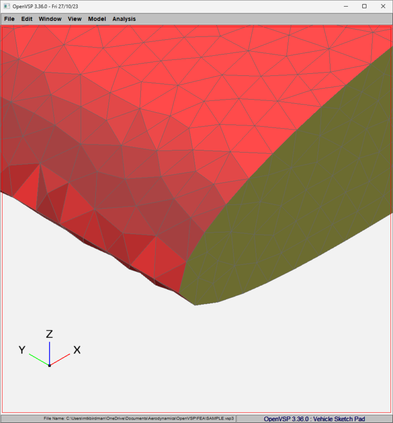 OpenVSPでFEAモデルを作成する | mtk_birdman's blog