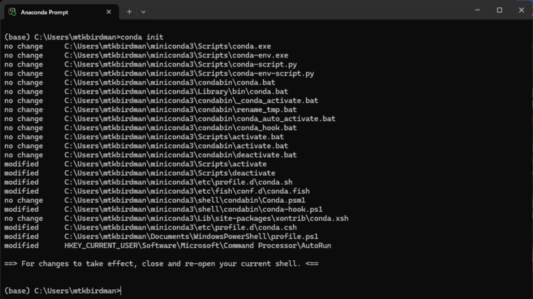 【windows】minicondaのインストール（20241130） Mtkbirdmans Blog